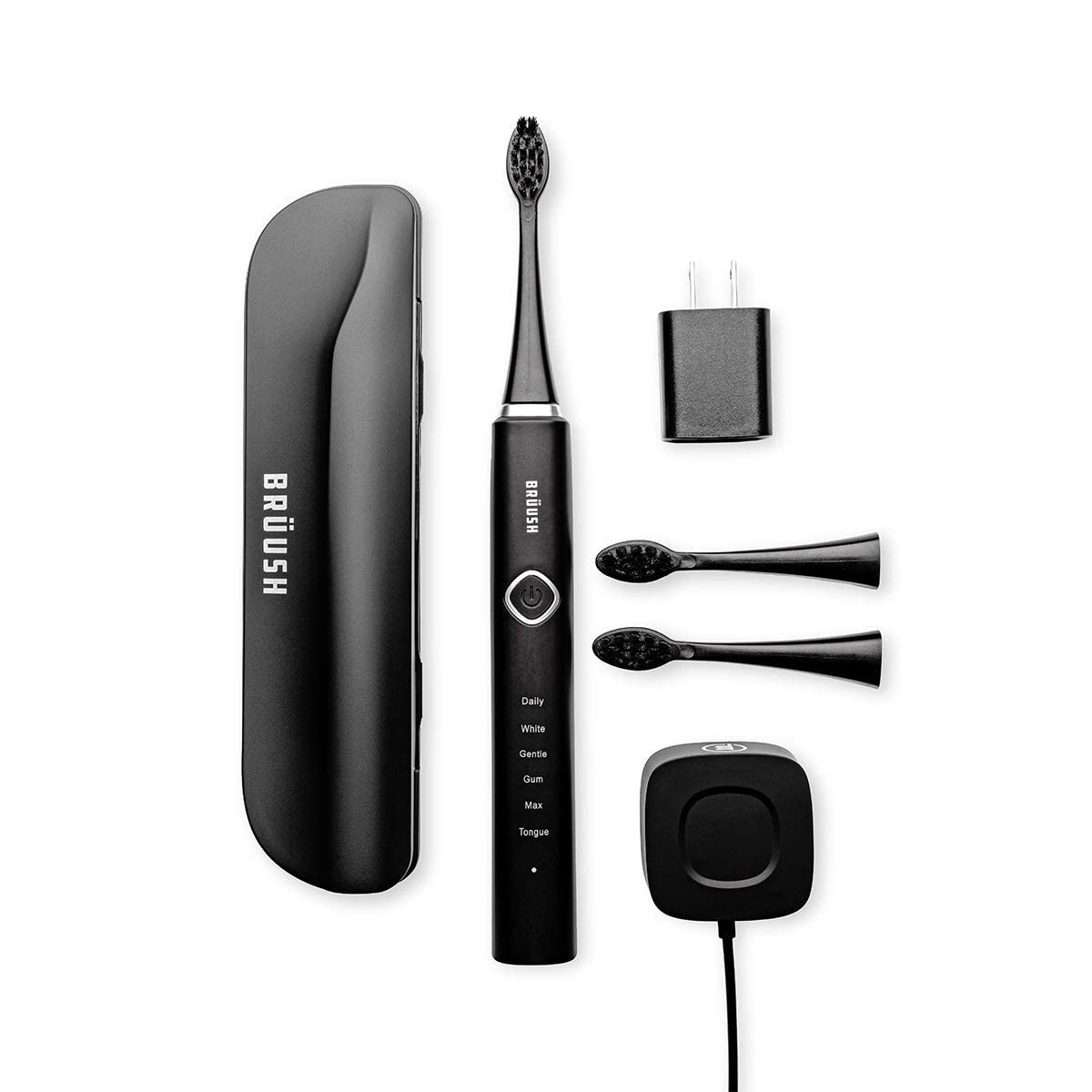 BRUUSH Electric Toothbrushes – Premium Set Electric Toothbrush: 3 Replacement Toothbrush Heads