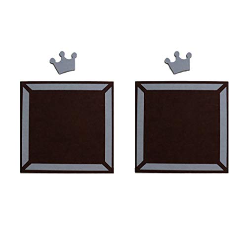 Felt Board Layout Notice Board, Crown Message Board, Green Wall Stickers, Kindergarten Works Display Cork Board