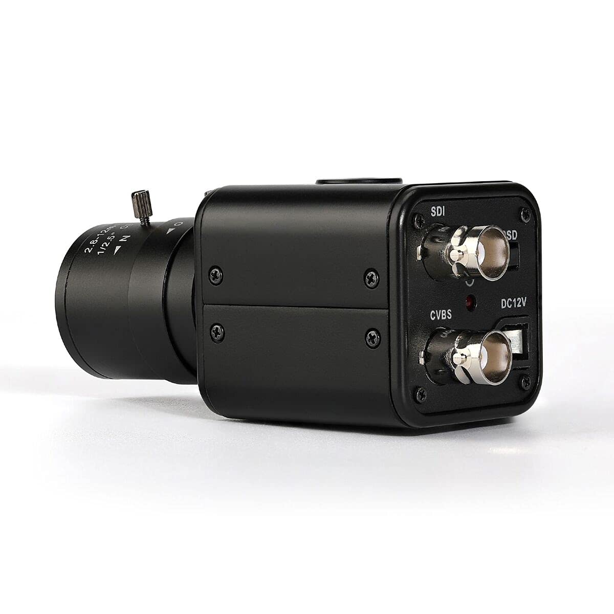 HD SDI Camera, 2MP 1080P Digital CCTV Security Camera, 1/2.8 High Sensitivity Sensor CMOS with 2.8-12mm Manual Varifocal HD 3MP Lens,DC12V 1A Power Adapter SDI Cable Free by Click Below Extra Saving