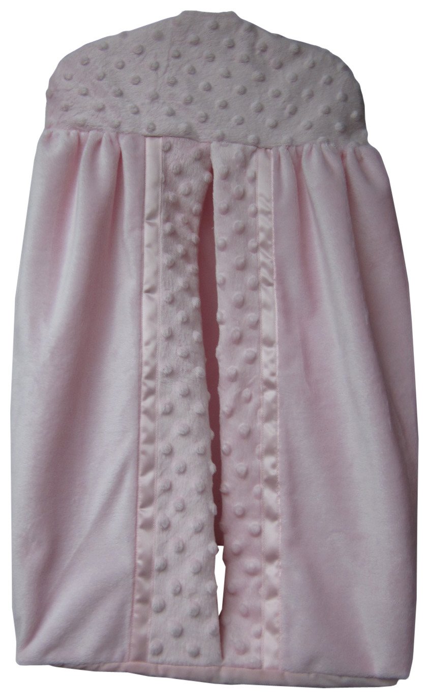 Baby Doll Bedding Heavenly Soft Diaper Stacker, Pink
