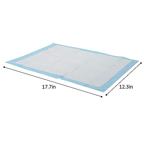 kathson 100 Pcs Rabbits Disposable Diaper Cage Liners Super Absorbent Healthy Cleaning Pad for Hedgehogs, Hamsters, Chinchillas, Rabbits, Cats, Reptiles and Other Small Animals