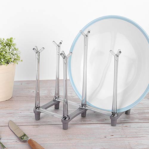 Retractable Cup Drying Rack, Drinking Glass Bottle Drainer Stand Non-slip Bottom Mug Tree Kitchen Countertop Dishes Holder Organizer Bottle Glass Rack Stand Plastic Bag Dryer Rack