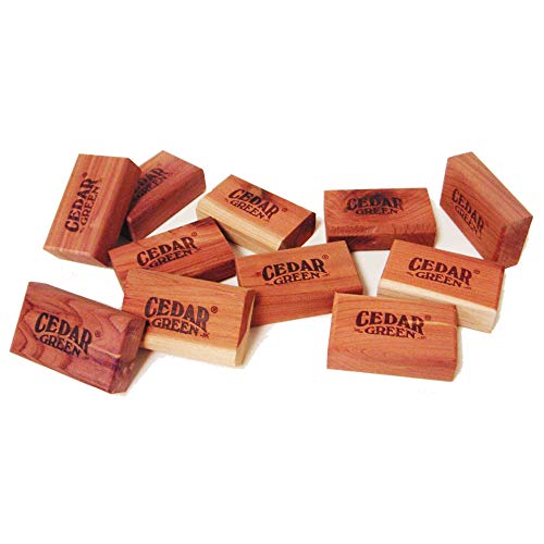 Aromatic Cedar Blocks 36 Pieces Green