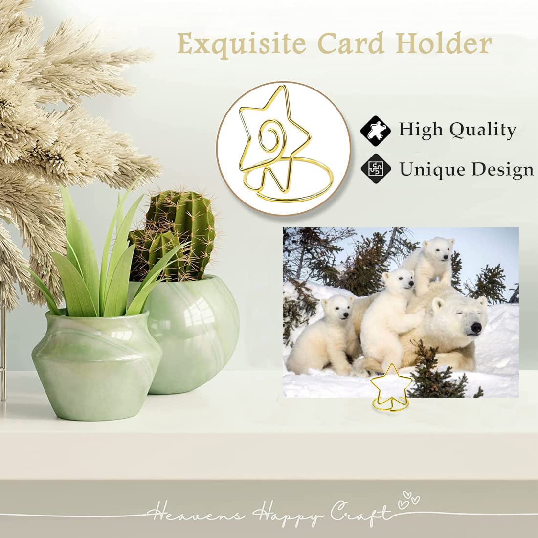 20Pcs Wedding Table Number Stand Place Card Holders for Table Setting Mini Table Menu Display Holder Stand for Memo,Cards,Pictures in Wedding,Birthday Party,Anniversary