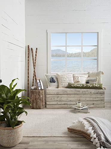 Mud Pie Tassel Fringe Pillow, Lumbar