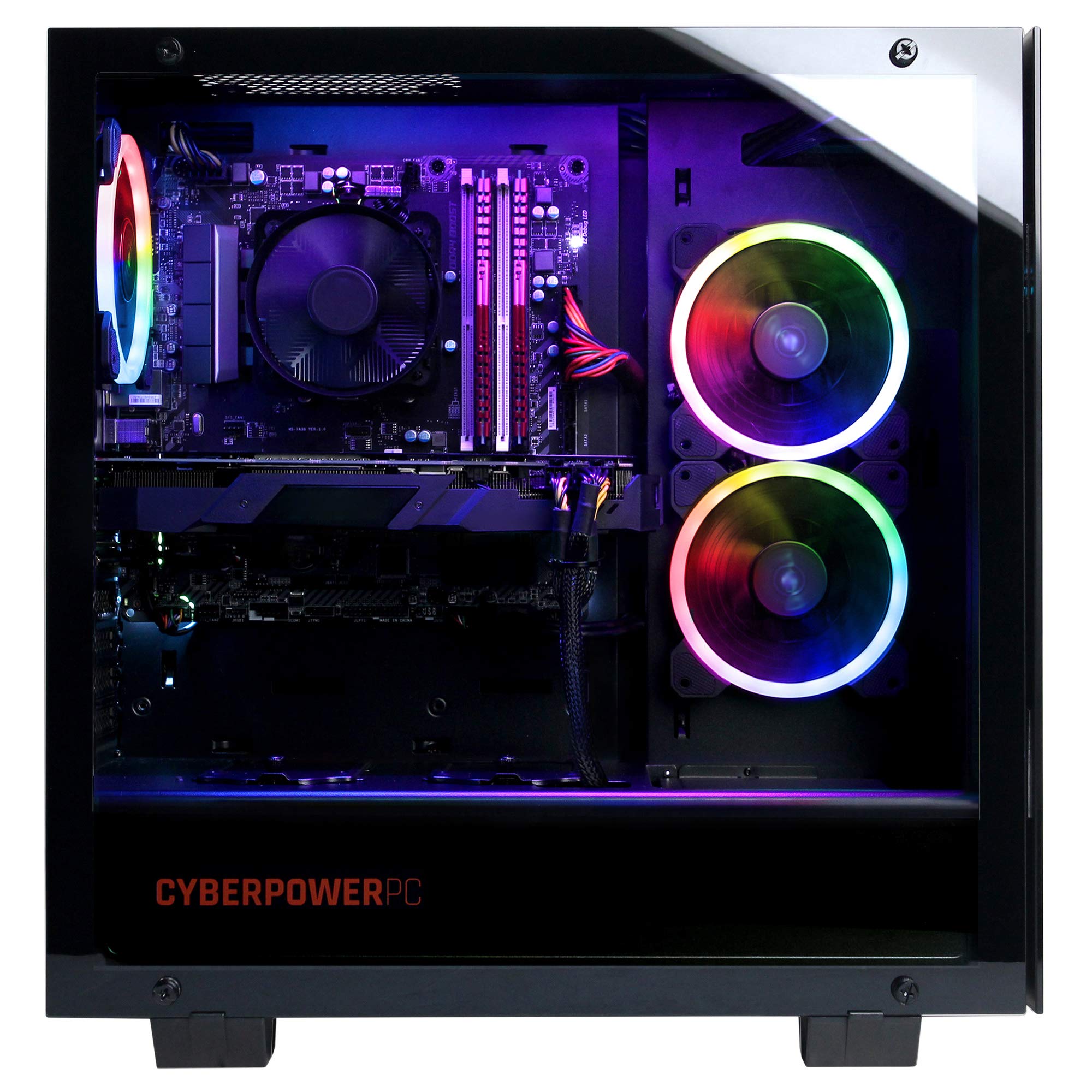 CyberpowerPC Gamer Master Gaming PC, AMD Ryzen 7 3700X 3.6GHz, GeForce RTX 3060 12GB, 16GB DDR4, 1TB NVMe SSD, WiFi Ready & Win 10 Home (GMA1394A5)