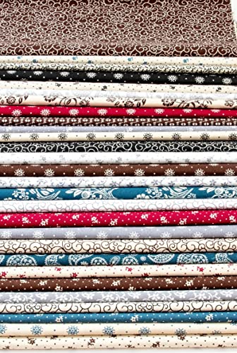 28 Pieces Fabric Cute, Beautiful Civil War Reproduction Jelly Roll, Cute 100% Cotton Fabric Quilting Strips 2.5"