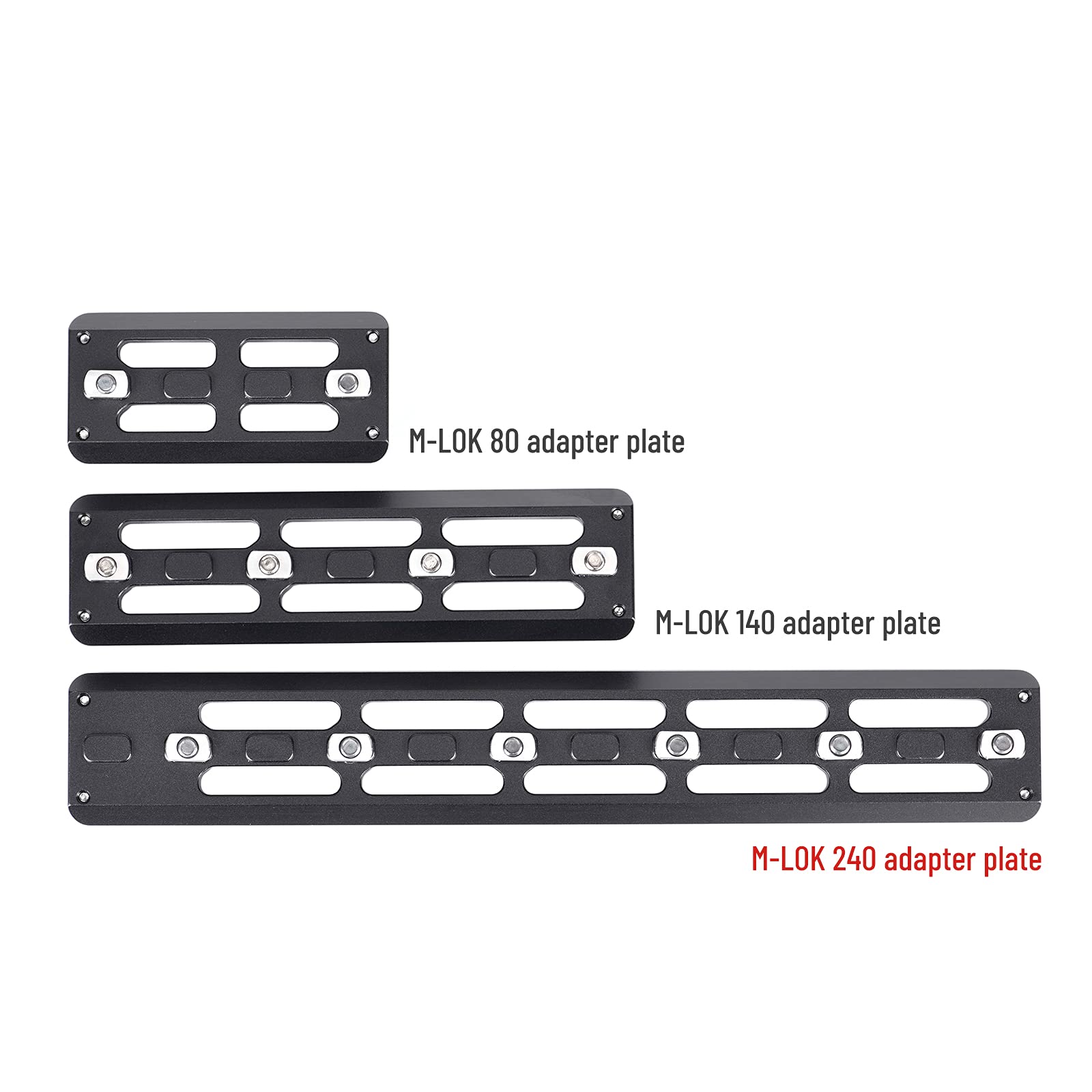 SUNWAYFOTO SMP-240 9.45 inch M-Lok Arca Rail Mount Adapter to Arca-Swiss Plate 240mm