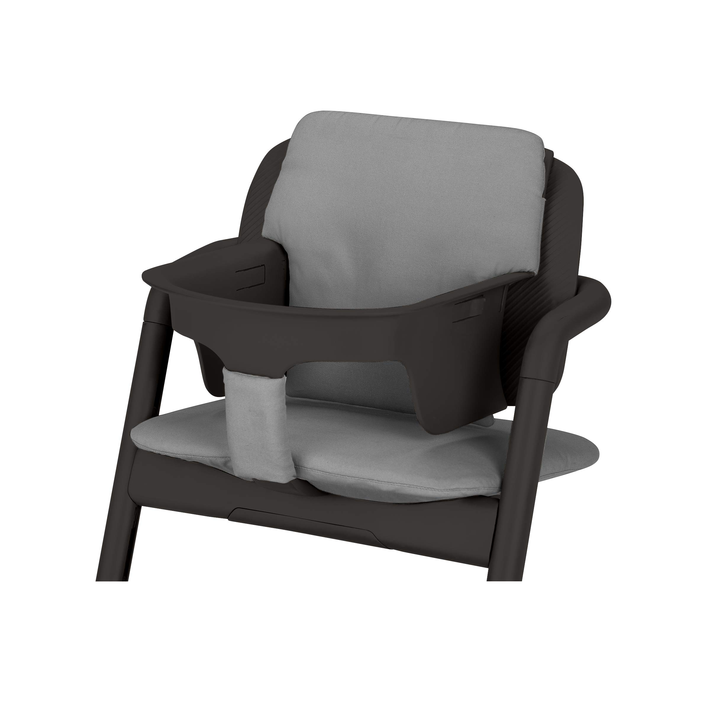 Cybex Lemo High Chair and Bouncer Nest with Easy One Hand Depth and Height Adjustment, Anti-Tip Wheels, and Easy Assembly, Convertible to Adult Chair, Infinity Black