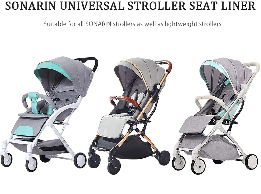 LXLUOO Baby Stroller Seat Liner,Stroller Mat,Infant Cushion Pad, Universal Seat Cushion Pad for Pushchair Buggy and Car Seat (C)