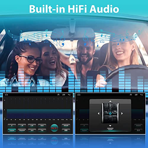 2G+32G Double Din Android 11 Car Stereo with Wireless Apple Carplay Android Auto, Hikity 7 Inch Touch Screen Car Radio in Dash GPS Navigation HiFi WiFi FM RDS Bluetooth Car Audio Receiver