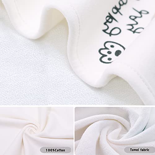 SWESEN 2 Pack Diaper Changing Pad Liners Waterproof, Portable Baby Changing Mat for Newborn Boy Girls, Soft Washable and Reusable, 20" x 28", White Bear