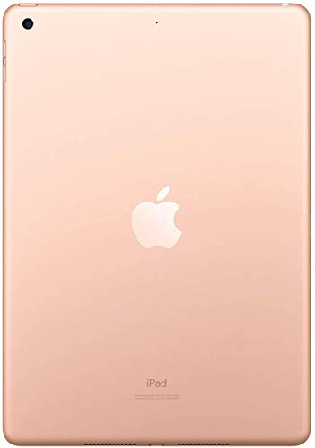 2019 Apple iPad 7th Gen (10.2 inch, Wi-Fi + Cellular, 128GB) Gold (Renewed)