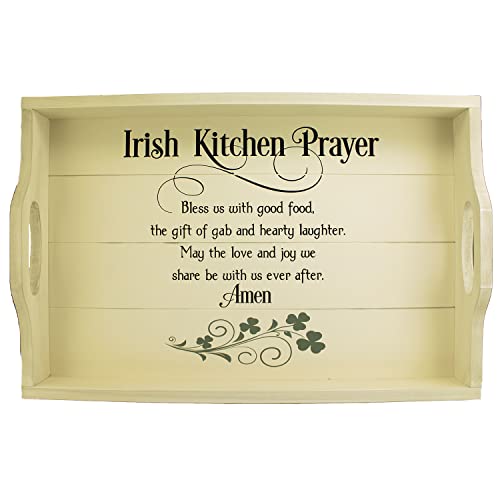 Abbey & CA Gift 18" X 12" Irish Blessing Serving Tray W/Routed Handles
