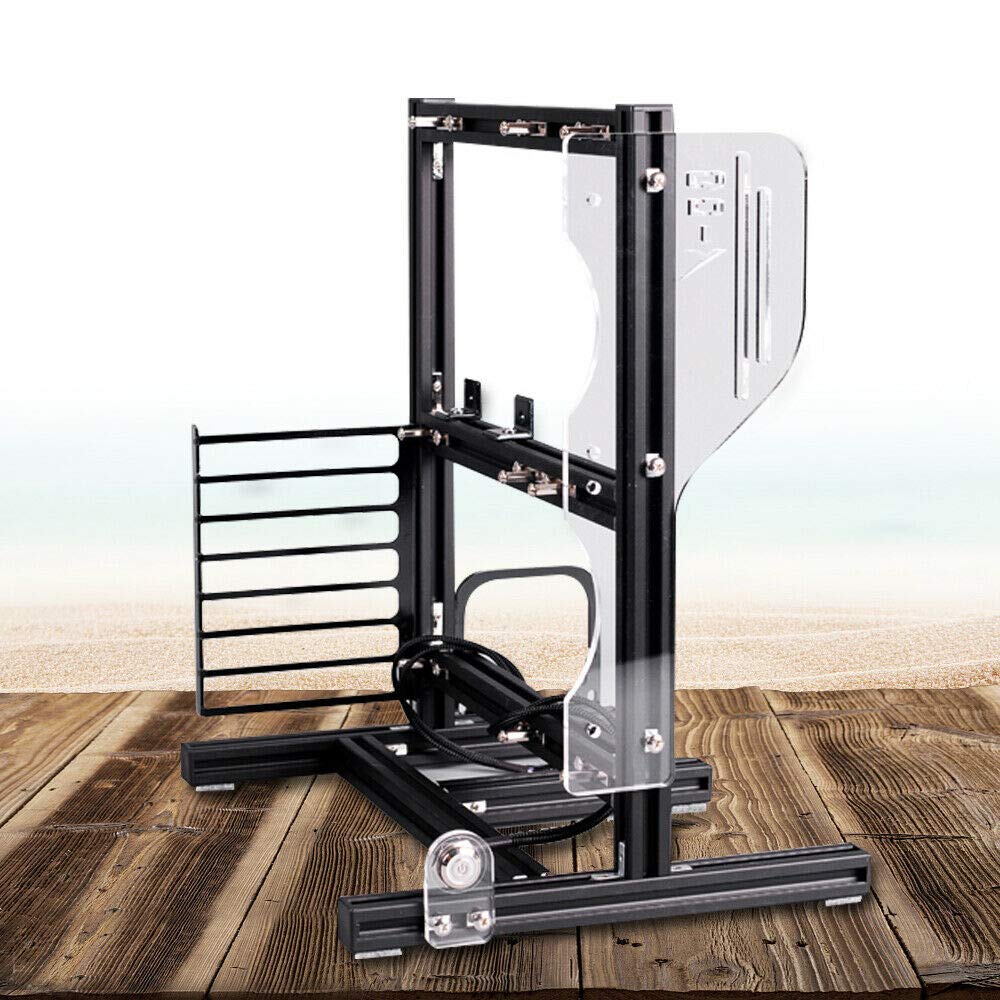 Black PC Frame Test Bench ITX ATX MATX Test Bench Open Air Case Water Cooling Fan Chassic