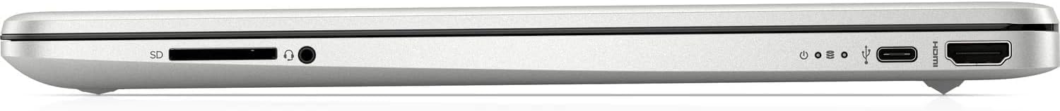 HP 15.6 Inch Touchscreen Laptop Notebook Intel Pentium Gold 7505 8GB DDR4 RAM 256GB SSD Backlit Numeric Keypad Windows 11 Home S HDMI USB-C SD Card Reader Natural Silver Computer 15-dy2005tg (Renewed)