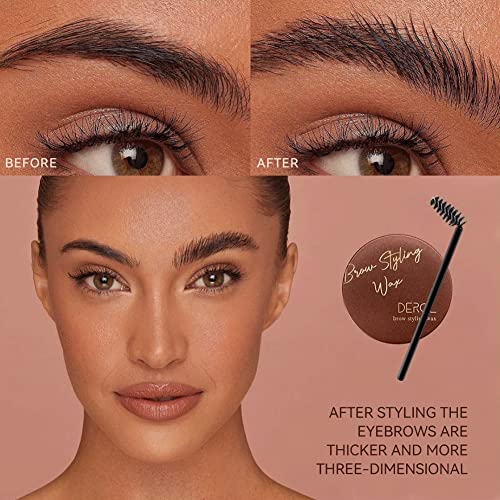 Carlos-CCC Natural 4D Eyebrow Soap, Brows Makeup Balm Cosmetics, Long Lasting Waterproof Brows Styling Soap for Women, 1 Count (Pack of 1)