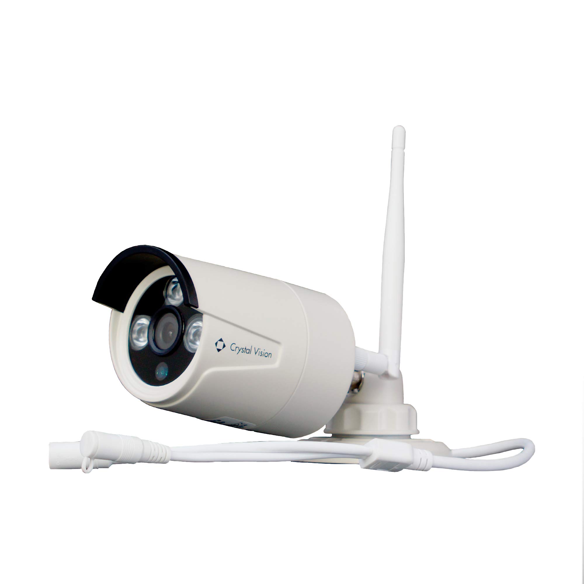 Crystal Vision CVT-3010W 720P Wireless Camera Add-on/Replacement (Button Type) for CVT9604E/CVT9608E (CVT3010WB)