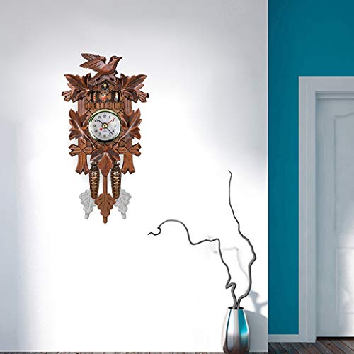 RTUGOVT Handcrafted Wood Cuckoo Wall Clock for Home Kids Room Decor Home Decoration