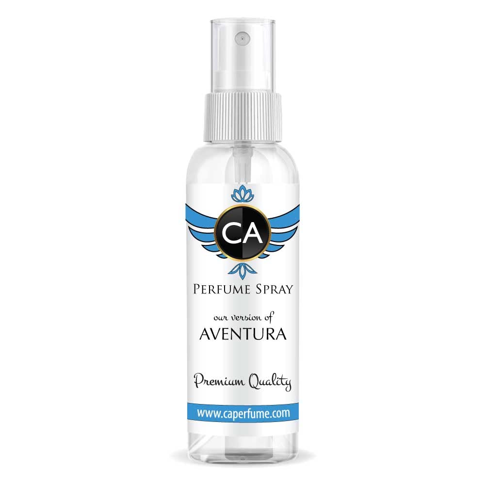 CA Perfume Impression of Aventura For Men Replica Version Fragrance Dupes Concentrated Long Lasting Eau de Parfum Spray Refillable Atomizer Bottle 2Fl Oz/60ml-X2
