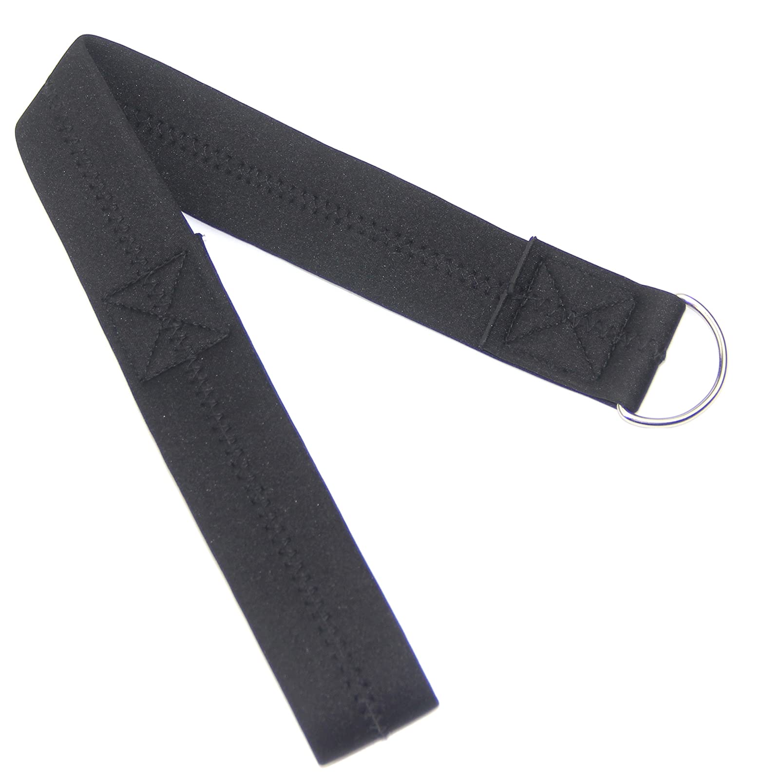 MANTINFY 1 Piece Baby Stroller Safety Belt Soft and Comfortable Fabric Pram Wrist Strap, Black 4 x 2 x 0.9 Inch