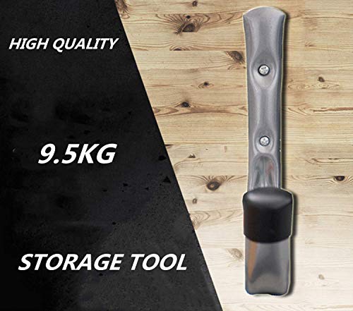 4 PCS Garage Storage Utility Hook Heavy Duty Wall Mounted Storage Hanger Perfect Garage Organizer for Ladders Folding Chairs Surf Boards Fishing Poles Garden Tools Swimming Tools
