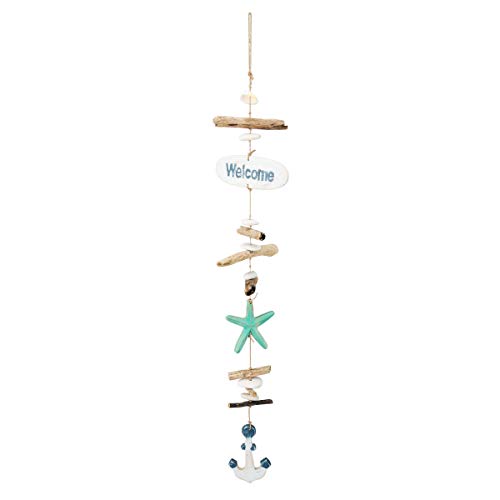 Beachcombers Anchor/Starfish Driftwood Drop Multi