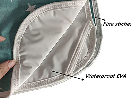 Waterproof Baby Diaper Changing Pad Multi Function Diaper Change Mat for Girls Boys Newborn Washable Reusable Breathable Leak Proof Infant Mattress19.6X27.5 in