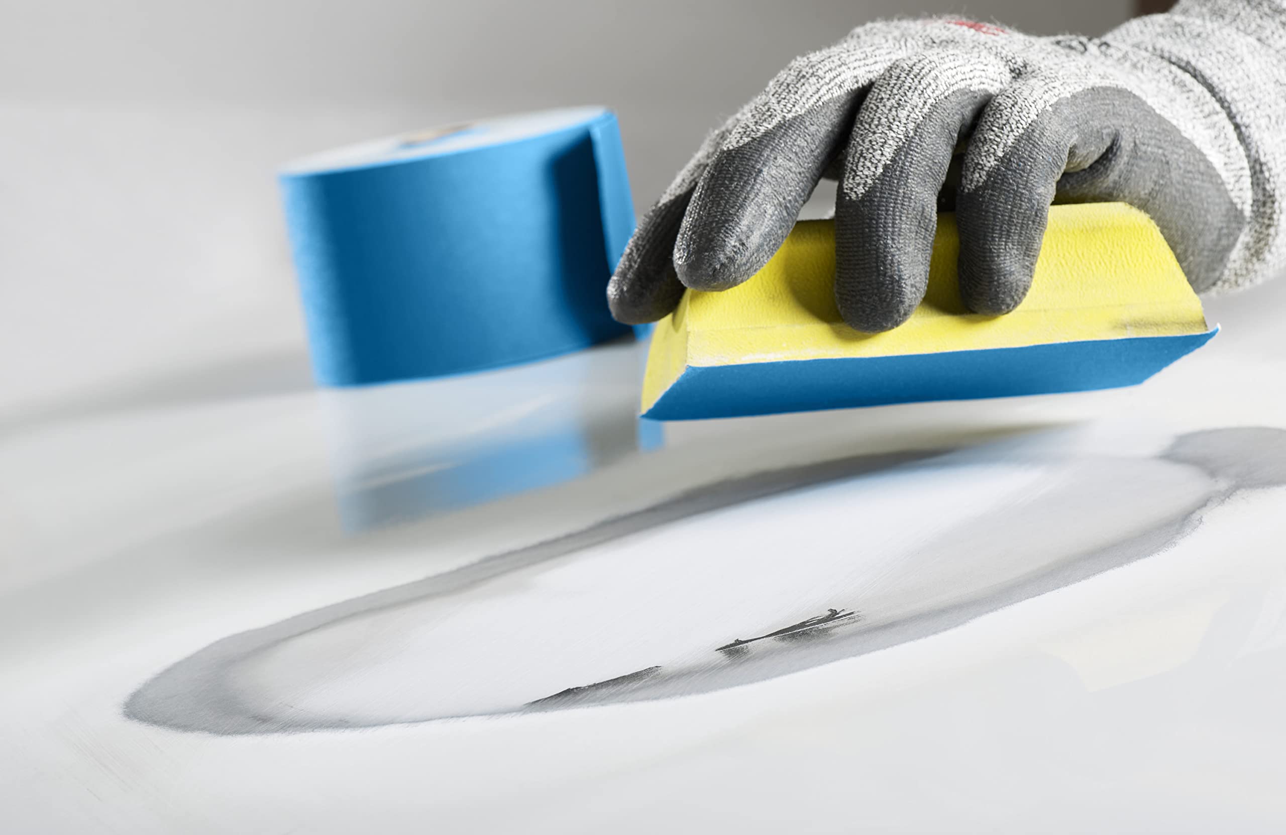 3M Stikit Blue Abrasive Sheet Roll, 36215, 40 Grit, 2-3/4 in x 10 yd, 1 Roll, Paint Preparation, Coatings Removal, for Automotive