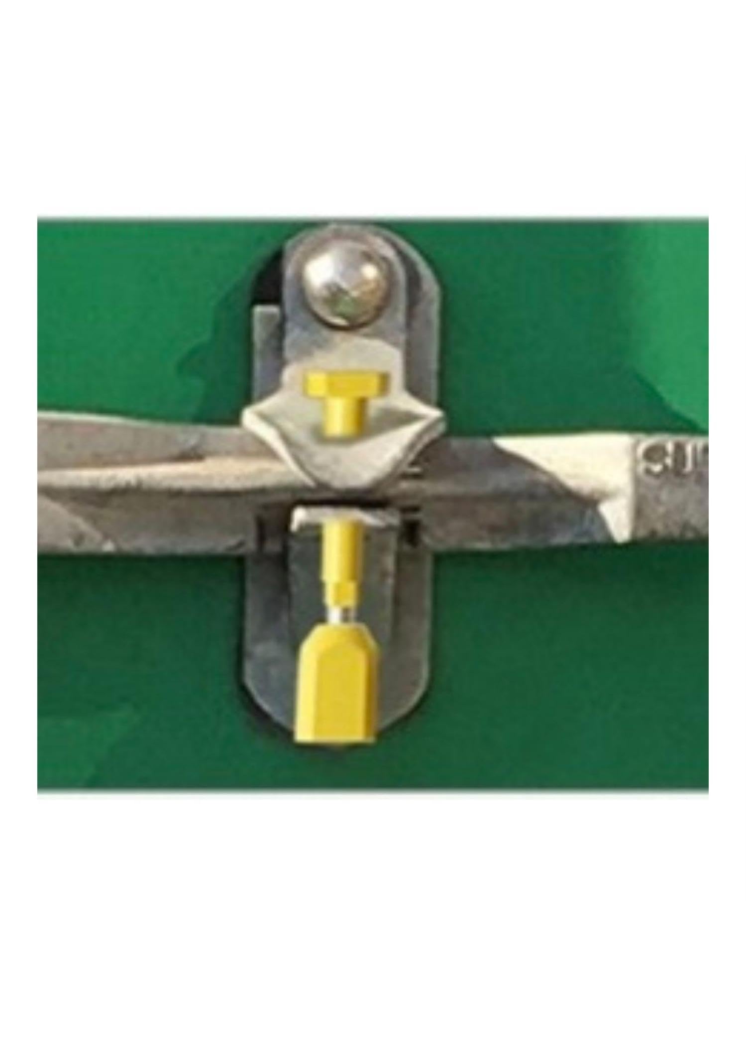 ZWY Yellow Hexagonal Bolt Seal, 250PCS, Metal, Anti-Spin, High Security, C-TPAT / ISO 17712:2013 Compliant, Cargo Container & Truck Trailer Seal
