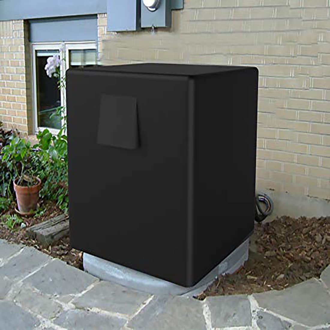 Air Conditioner Cover for Outside,210D Durable Waterproof Windproof and Snowproof Design, Central AC Unit Covers for Outdoor Protection(32X32X36 Inch)