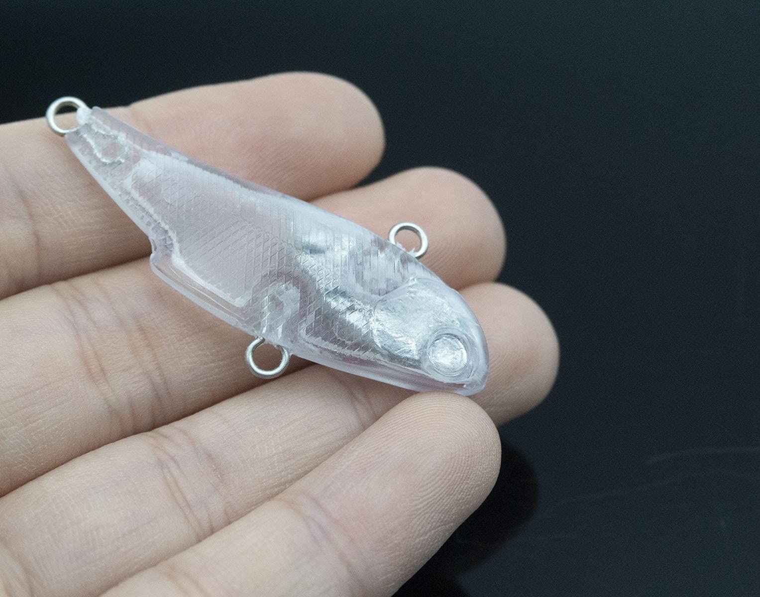 10PCS Unpainted VIB Lipless Sinking Fishing Pencil Lures 48mm 6g ABS Hard crankbait Outdoor Sports 8382# Free Eye