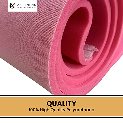 AK TRADING CO. 1/2" Thick-58 Wide Scrim Fabric TS Backed Sew Foam-Perfect for Upholstery, Car Replacement, Boat Seats, Office Furniture, and Much More-by The Yard, 1 Yard