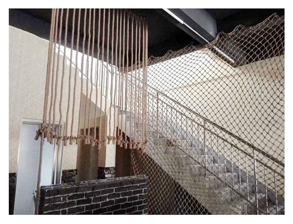 RZM Children Baby Safety Net Mesh, Climbing Net Child Protection Net Stair Safety Net Hemp Rope Net Balcony Anti-Fall Net Partition Net Photo Wall Decoration Net (Size : 1x2m)