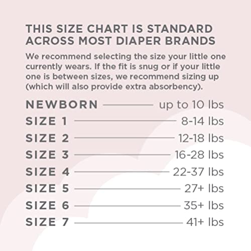 Amazon Brand - Mama Bear Plush Protection Diapers, Hypoallergenic, Size 5, 124 Count (4 Packs of 31), White and Cloud Dreams