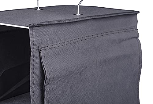 WOWCASE Hanging Purse Handbag Organizer Wardrobe Closet Organizer Nonwoven 10 Pockets Hanging Closet Storage Bag (Grey)