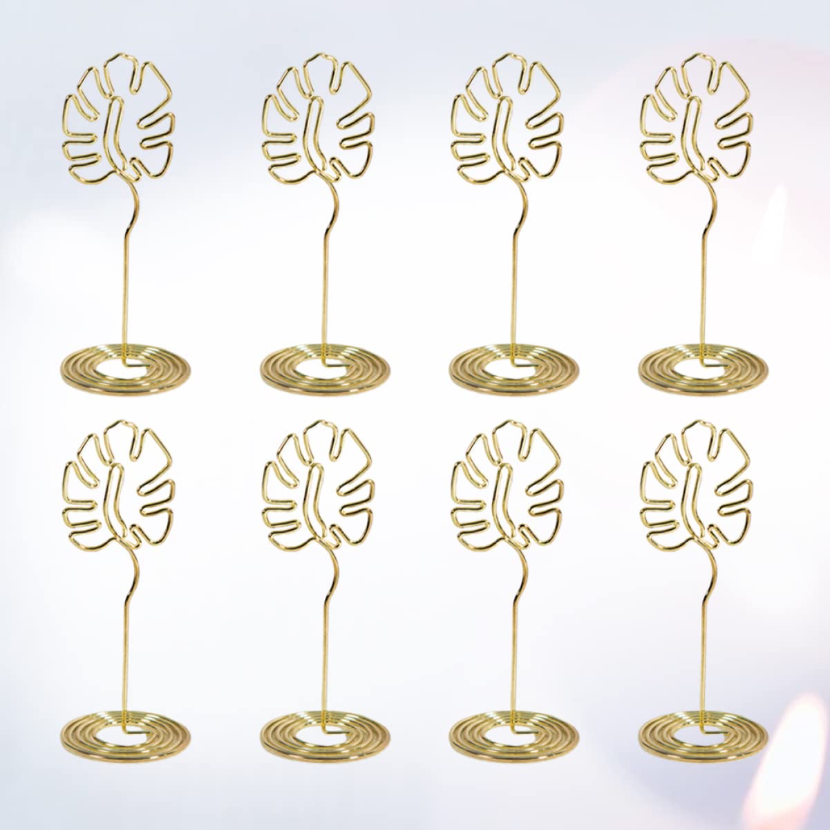 16 Pcs Wire Holders Memo Holder Paper Clips Wedding Supplies Table Number Holders
