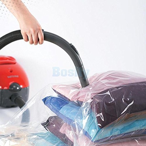 9 PACK LARGE VACUUM SEAL Storage BAGS - SPACE SAVER SAVING STORAGE BAG