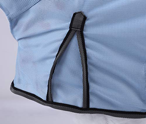 LEAFOREST Sheep Cover, Sheep Blankets for Show Lambs, Sheep Supplies Sheep Covers for Lambs (Blue, M)