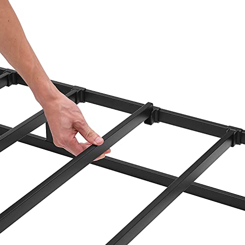 Amazon Basics Smart Box Spring Bed Base, 5 Inch Mattress Foundation, Tool-Free Easy Assembly, Twin, White