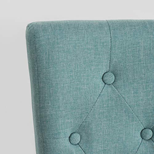 Christopher Knight Home Nyomi Fabric Dining Chair, Blue