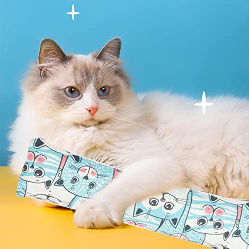 3 Pack Catnip Toys, Natural Interactive Catnip Cat Kicker, Bite Resistant Chew Toy, Crinkle Kicker, Accessories for Indoor Cat for Cat Lovers Dental Health Chew Toy