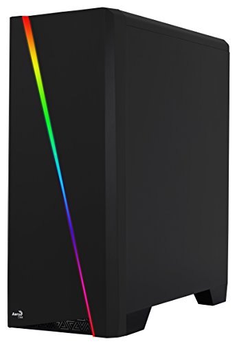 AeroCool Cylon RGB Mid Tower Computer Case with Seagate Barracuda 2TB Internal Hard Drive