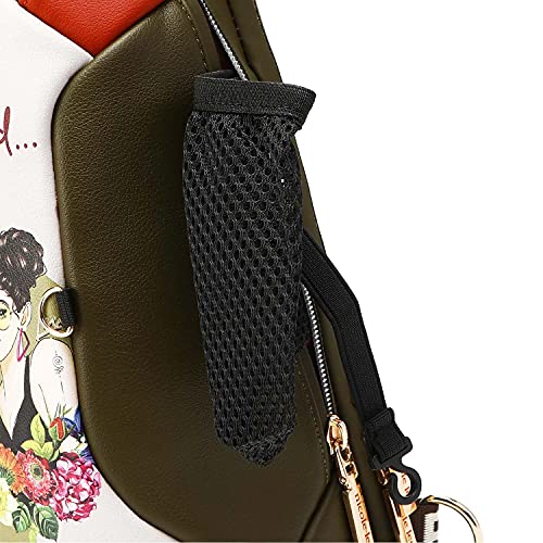 Nicole Lee Sling Backpack with USB Charging and Earphone Ports (JOURNEY OF STEPHANIE)