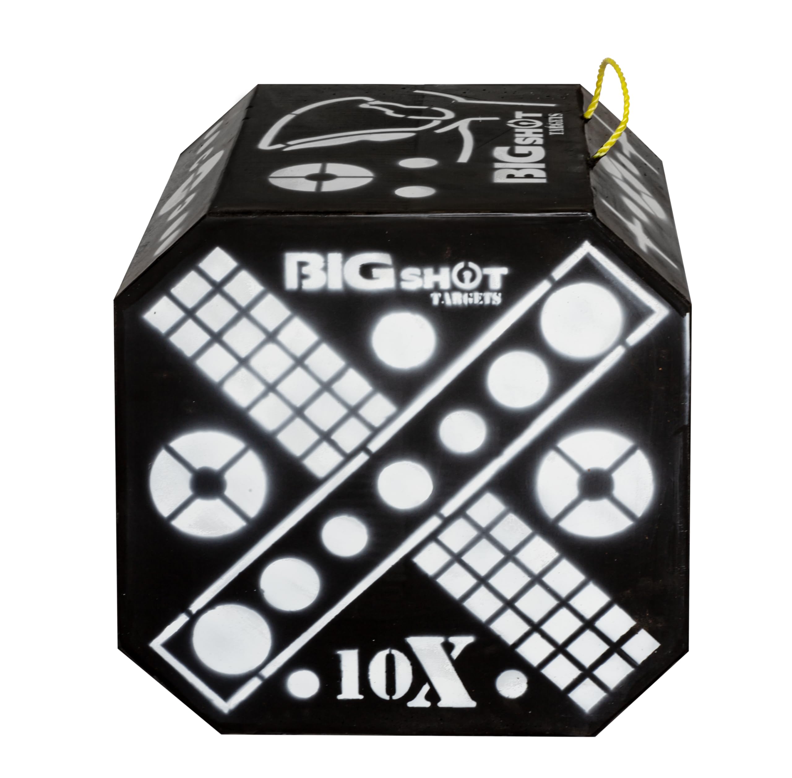 10X Archery Broadhead Target - 10 Sided with Over 150 Aiming Points