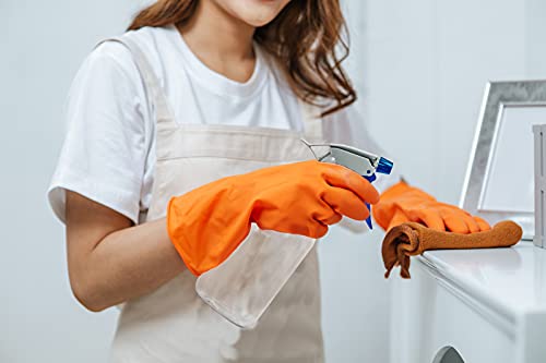 DecorRack 2 Plastic Spray Bottles 20oz Clear Empty Spray Bottle, Professional Sprayer with Adjustable Nozzle for Cleaning Solutions, Kitchen, Garden, Hair, Plants, Leak Proof Fine Mist Bottle (2 Pack)