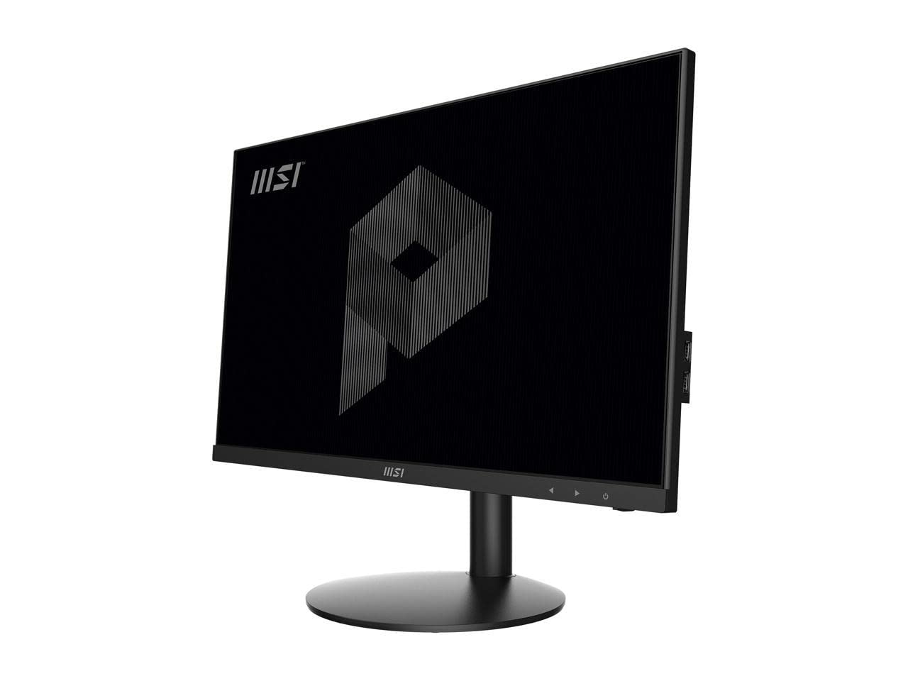 2022 MSI PRO AP241 11M-003US (i3-10105, 8GB RAM, 250GB NVMe SSD, 23.8" FHD IPS-Grade LED, Windows 11) All-in-One Computer Desktop - Black