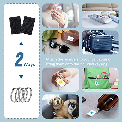 Key Finder, Esky 80dB RF Item Locator with 100ft Working Range
