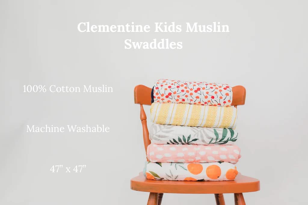 Clementine Kids Muslin Infant Swaddles (Clementine)
