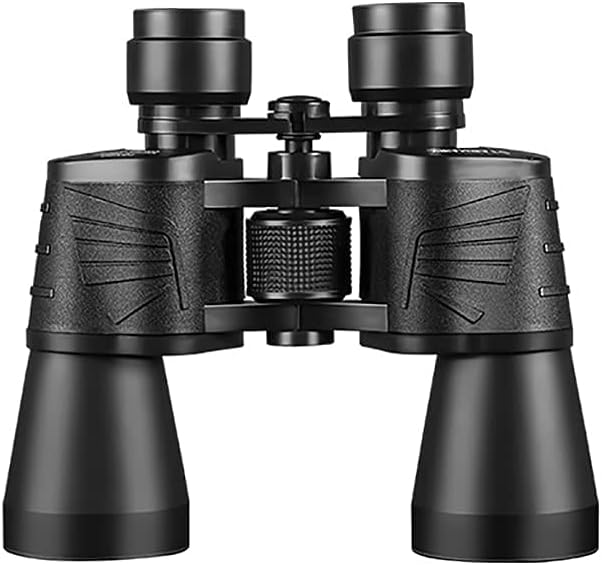 10x50 High Power Binoculars with Weak Light Vision Smartphone Adapter for Bird Watching Hunting BAK4 Prism FMC Lens Handheld Telescope